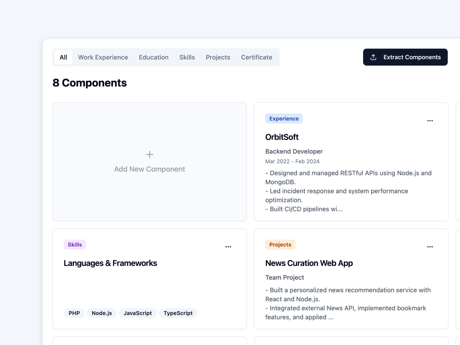 Resumix | AI Resume Builder & Job Fit Analyzer